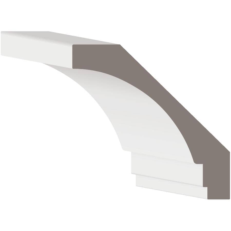 1-3/16 x 5-1/4" Primed MDF West End Crown Moulding | Home Hardware