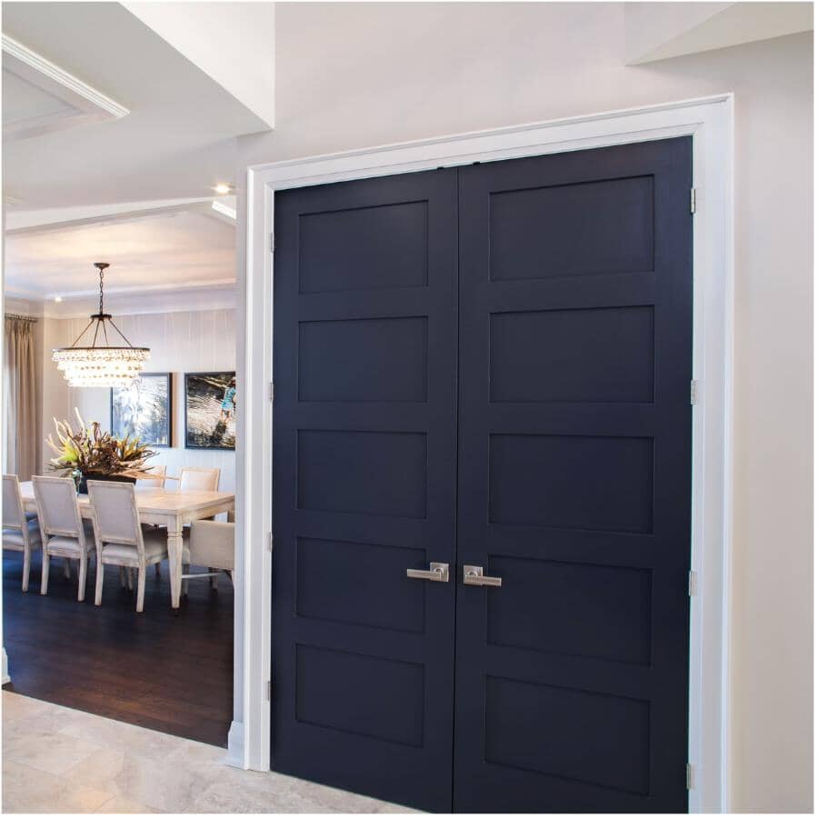 ALEXANDRIA MOULDING 3/4" x 1-1/4" Contemporary Primed Finger Jointed ...