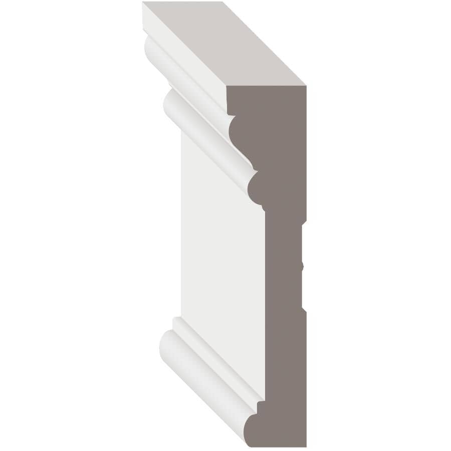 Moulure de chambranle en panneau MDF apprêté de 1 pox4-1/2 pox8 pi ...