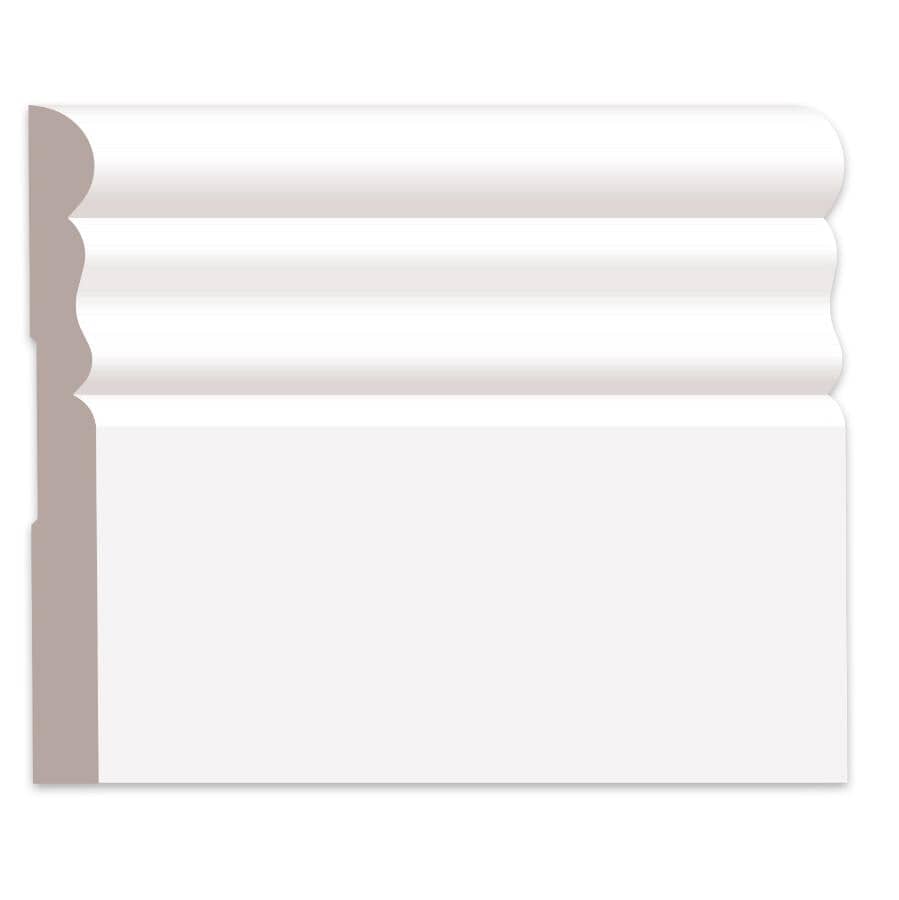 ALEXANDRIA MOULDING 5/16" x 3-1/8" x 8' Pine Colonial Baseboard ...