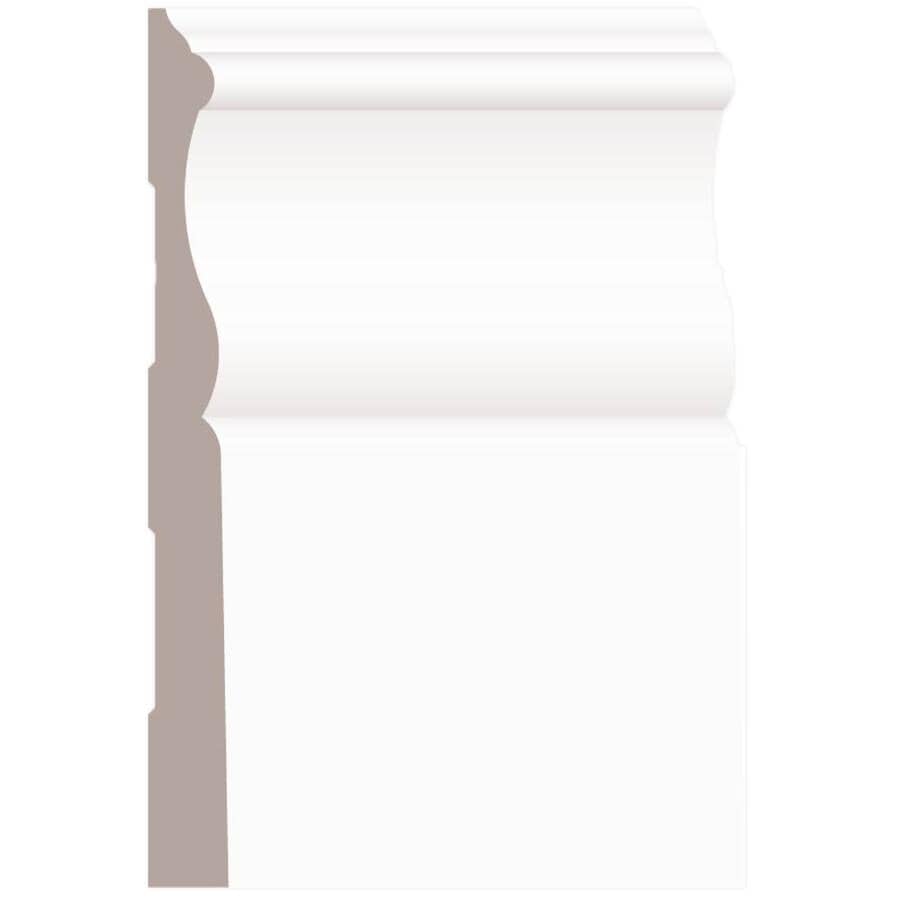 ALEXANDRIA MOULDING 3/8" x 4-1/8" Pine Colonial Baseboard Moulding, by ...