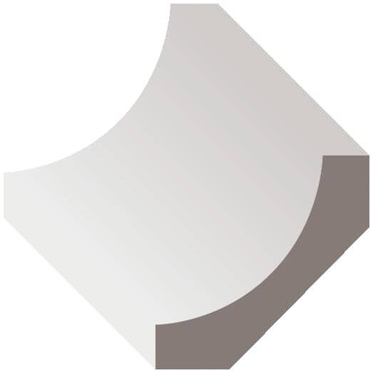 METRIE 3/8" x 1- 3/8" Finger Jointed Pine Primed Cove Moulding | Home ...