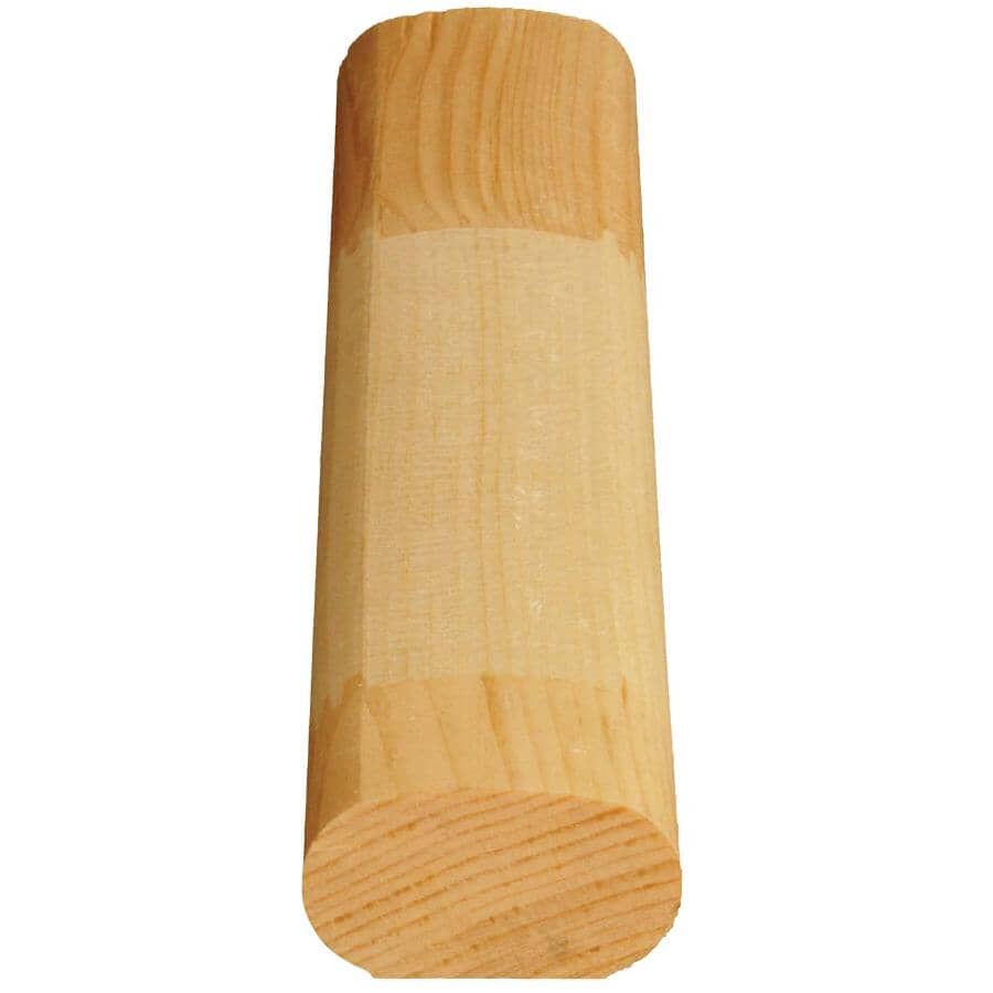 ALEXANDRIA MOULDING 1-1/4" x 2-1/8" x 8' Finger Jointed Pine Handrail ...