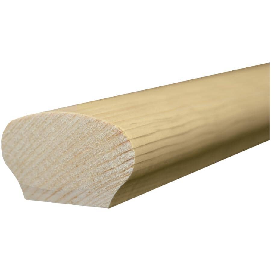 ALEXANDRIA MOULDING 1-7/16" x 2-3/8" Finger Jointed Pine Handrail, by ...