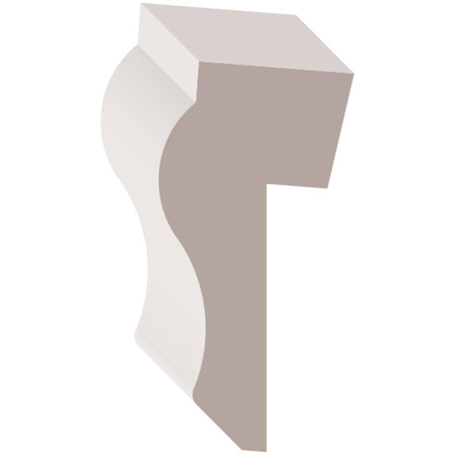 ALEXANDRIA MOULDING 13/16" x 1-5/8" Finger Jointed Pine Plywood Cap ...