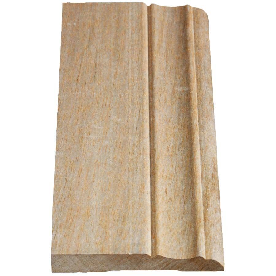 ALEXANDRIA MOULDING 3/8" x 3" x 8' Mahogany Colonial Baseboard Moulding ...