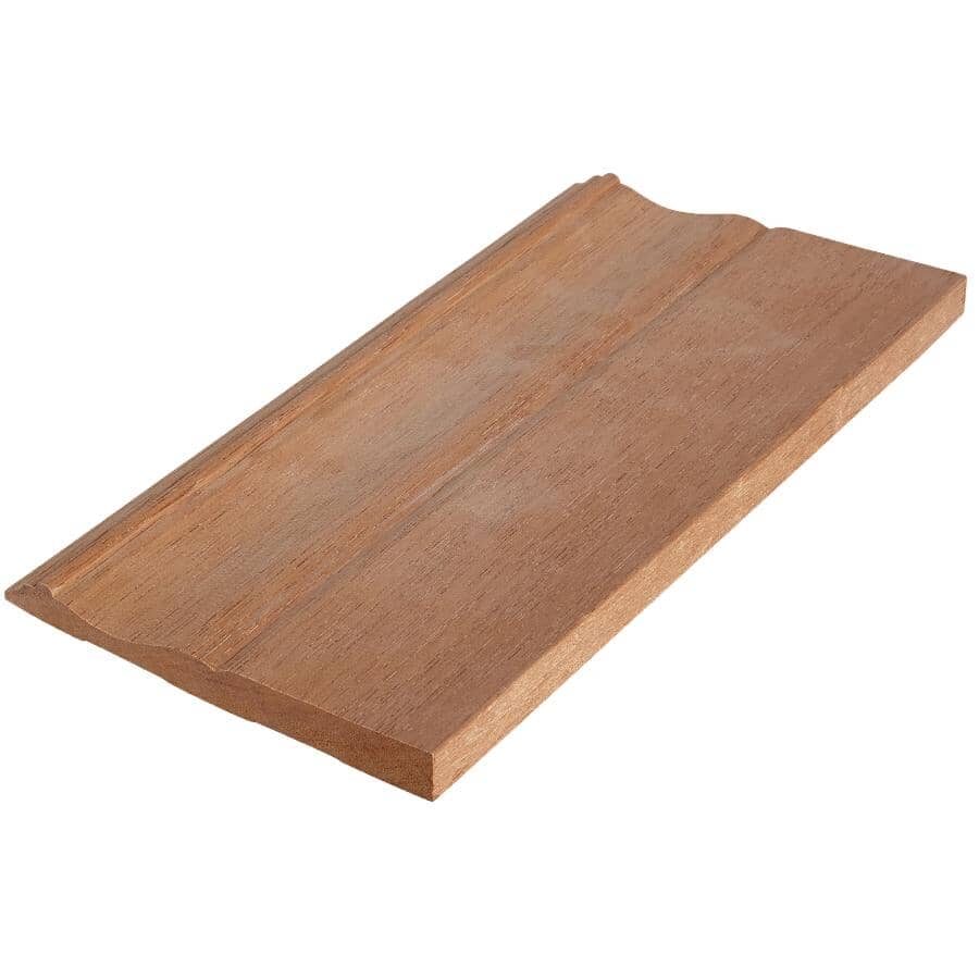 ALEXANDRIA MOULDING 7/16" x 4-1/8" x 8' Mahogany Colonial Baseboard ...