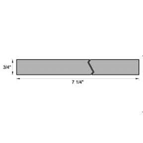 METRIE 1" x 8" Maple Sanded Four Sides Moulding | Home Hardware