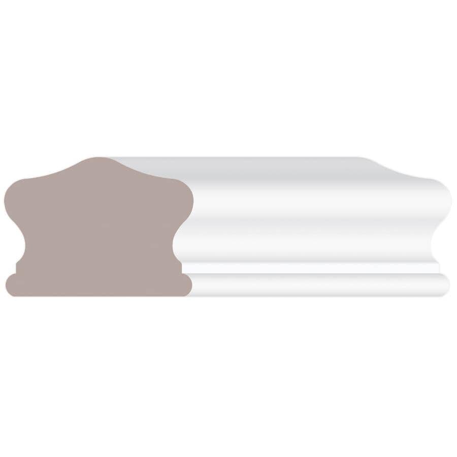 ALEXANDRIA MOULDING 1-5/8" x 2-1/4" x 8' Oak Rail Top Handrail | Home ...