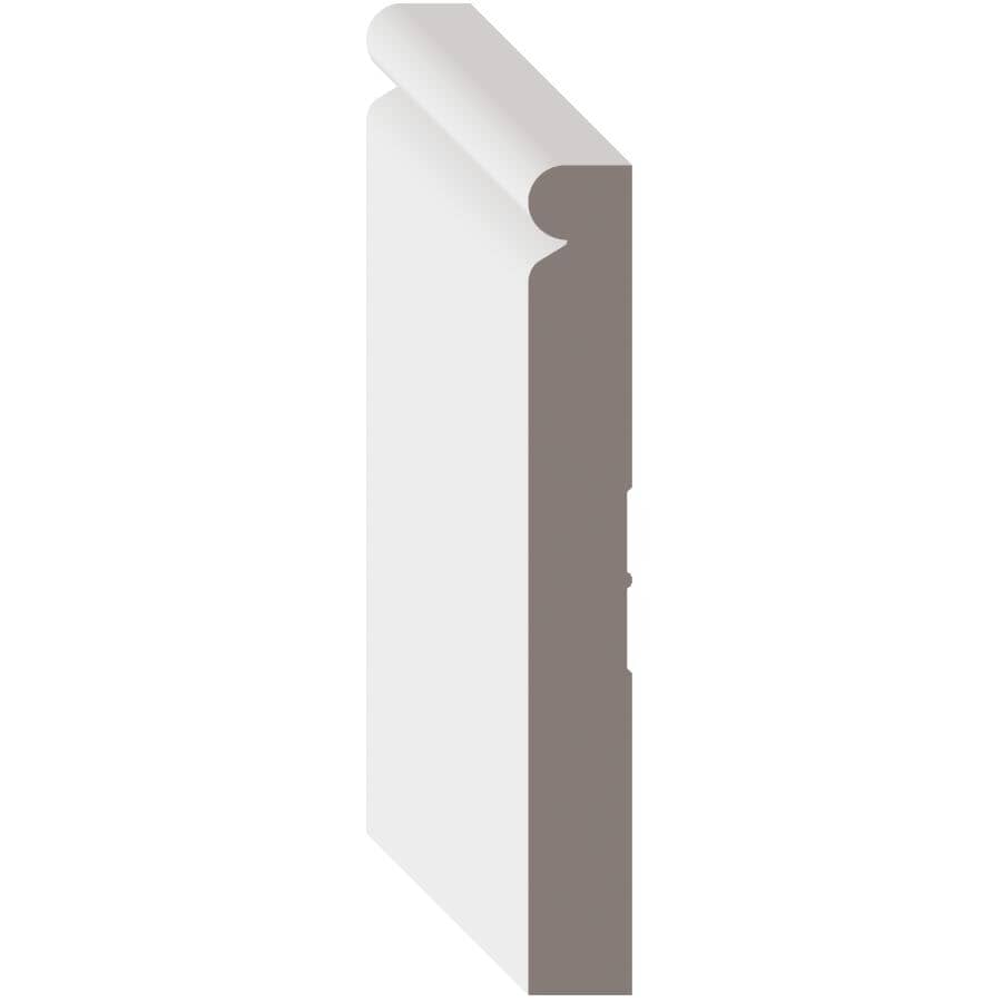 METRIE 1/2" x 4" Pre-Finished Baseboard Moulding, by Linear Foot | Home ...