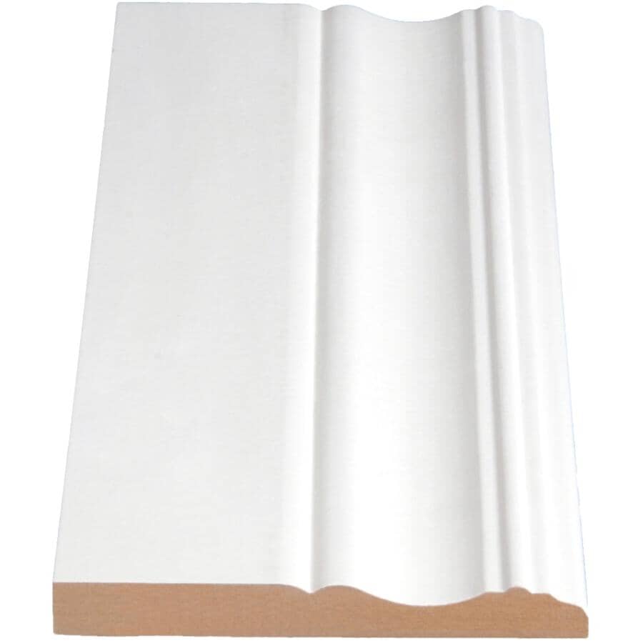 ALEXANDRIA MOULDING 1/2" x 4-1/8" Medium Density Fibreboard Primed ...