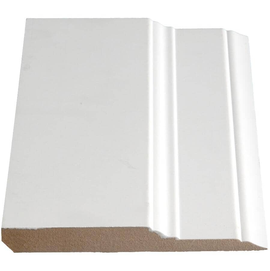 ALEXANDRIA MOULDING 5/8" x 5-1/2" Medium Density Fibreboard Primed ...