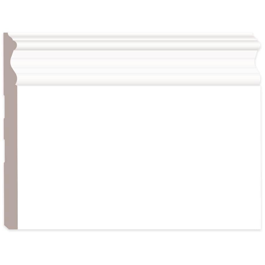 ALEXANDRIA MOULDING 1/2" x 7-1/4" Primed Medium Density Fibreboard ...