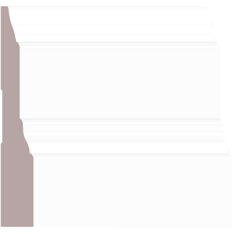 ALEXANDRIA MOULDING 3/4" x 3-1/2" Medium Density Fibreboard Primed ...