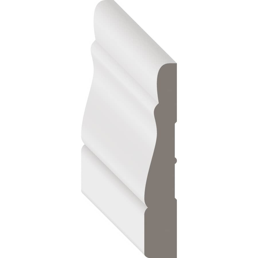 METRIE 7/16" x 2-1/4" Finger Jointed Pine Primed Casing Moulding, by ...