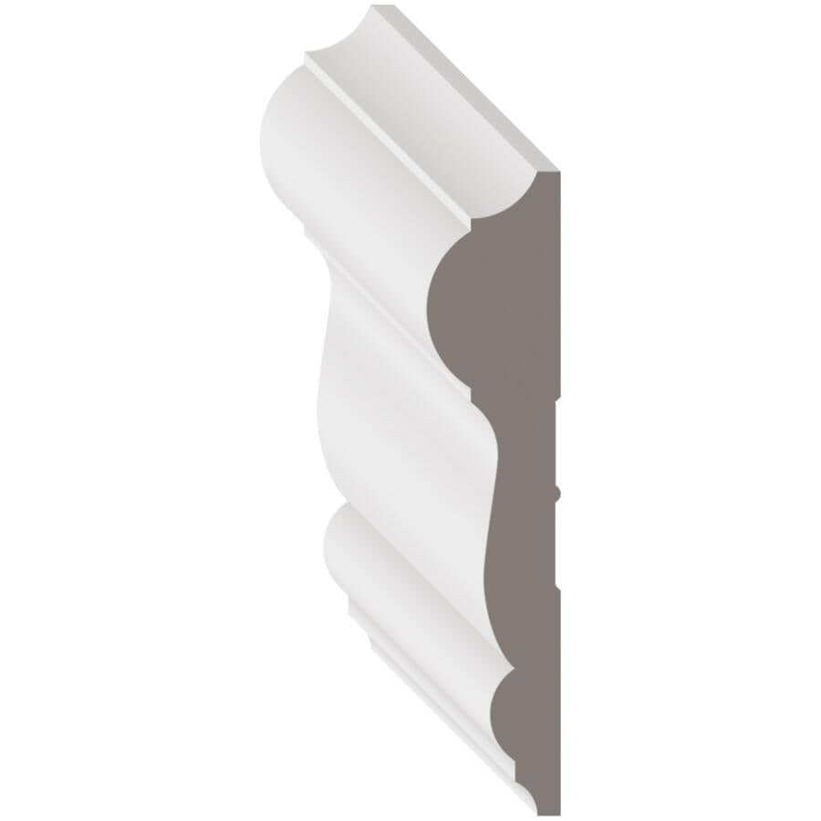 METRIE 11/16" x 3" Finger Jointed Pine Primed Casing Moulding, by ...