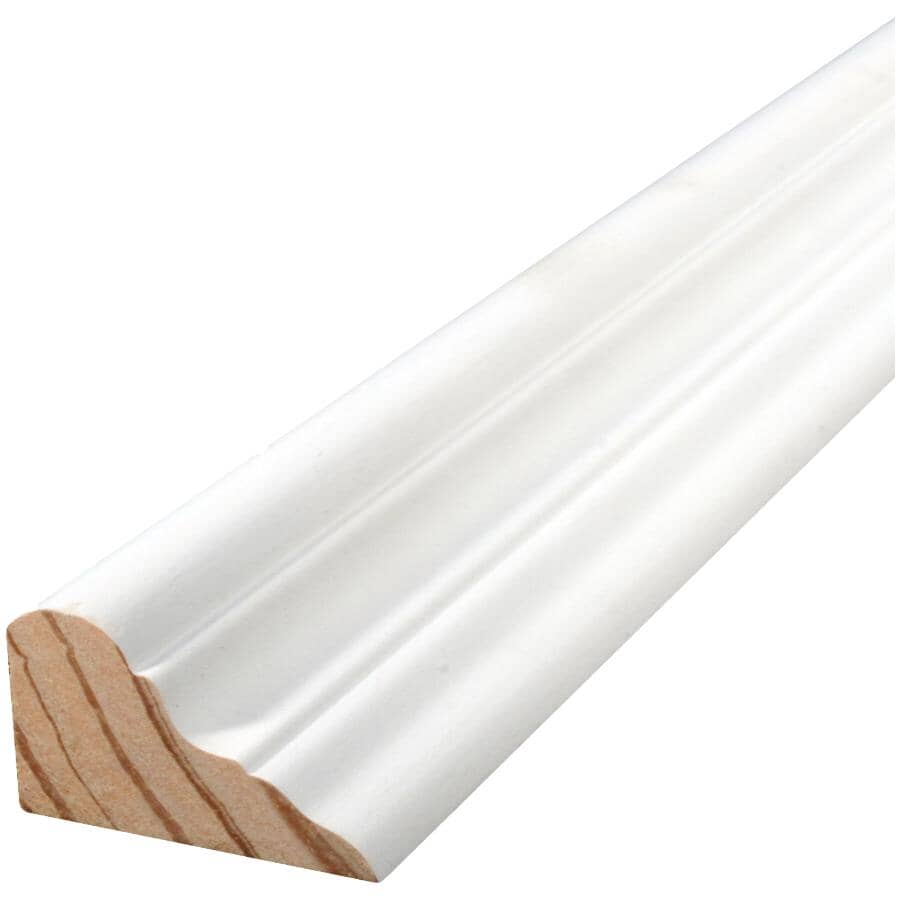 ALEXANDRIA MOULDING 1-1/4" x 1-7/8" Finger Jointed Pine Primed ...
