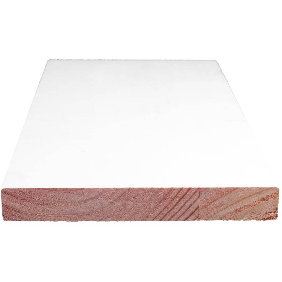 ALEXANDRIA MOULDING 1" x 6" E4E Finger Jointed Pine Primed Surfaced ...