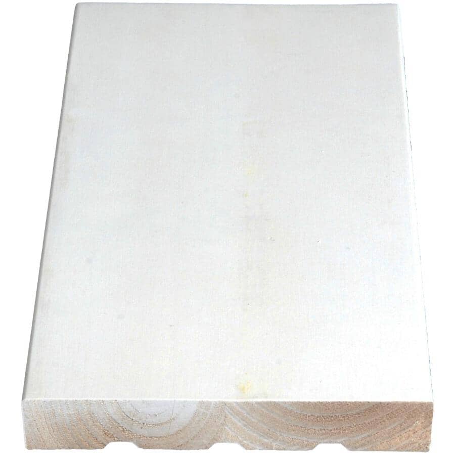 ALEXANDRIA MOULDING 11/16" x 4-9/16" x 7' Finger Jointed Pine Primed ...