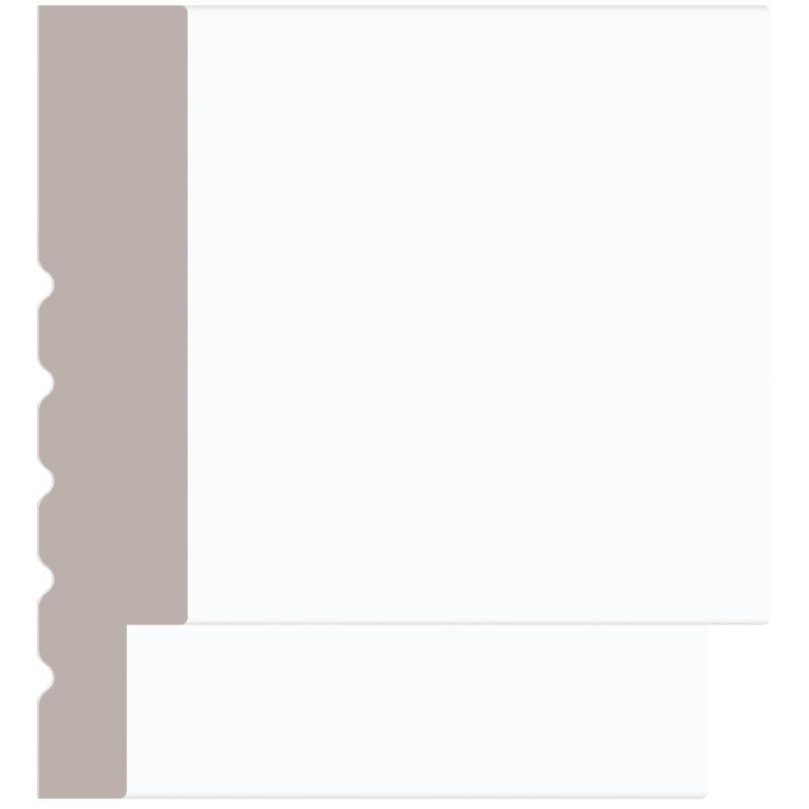 ALEXANDRIA MOULDING 1-1/4" x 6-9/16" x 7' Finger Jointed Pine Primed ...