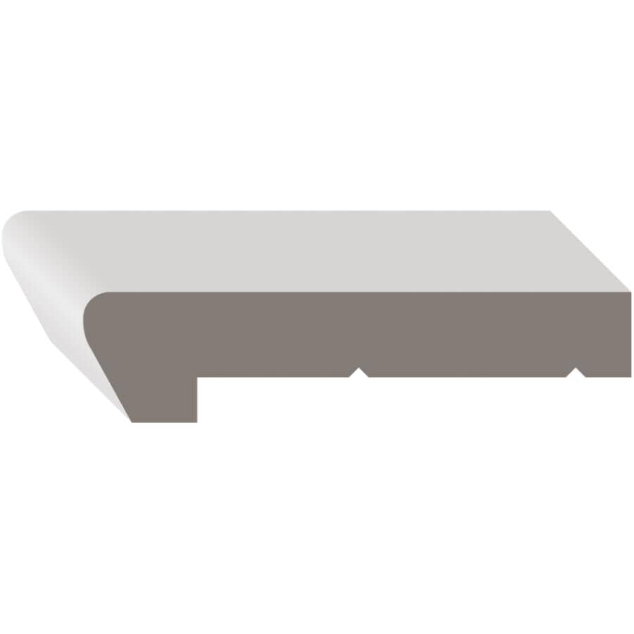 METRIE 1-1/4" x 5-1/4" Finger Jointed Pine Primed Window Stool Moulding ...