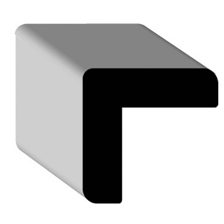 ALEXANDRIA MOULDING 3/4" x 3/4" x 8' White PVC Outside Corner Moulding ...