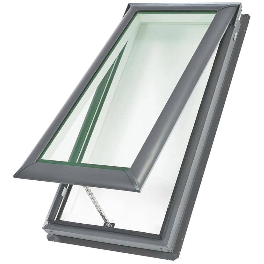 VELUX 21.5" x 46.25" Manual Venting Deck Mount Skylight | Home Hardware