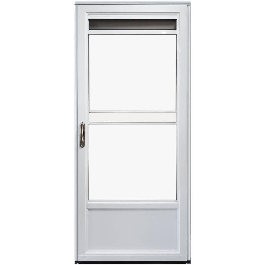 What Is A Self Storing Storm Door