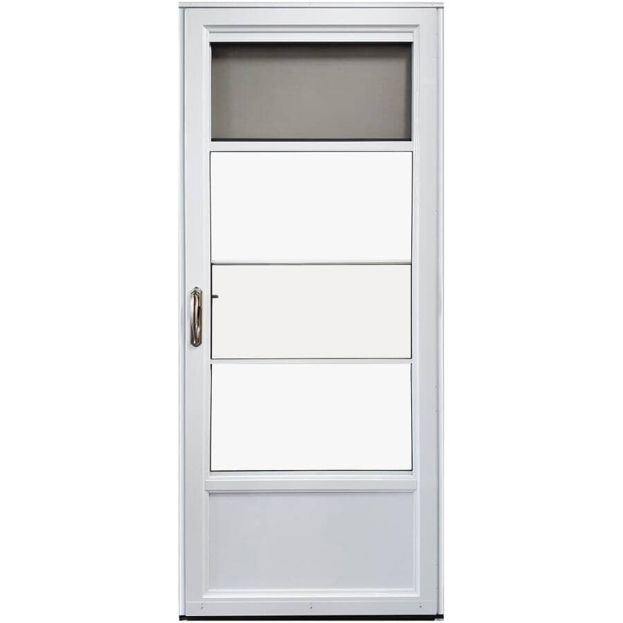 What Is A Self Storing Storm Door