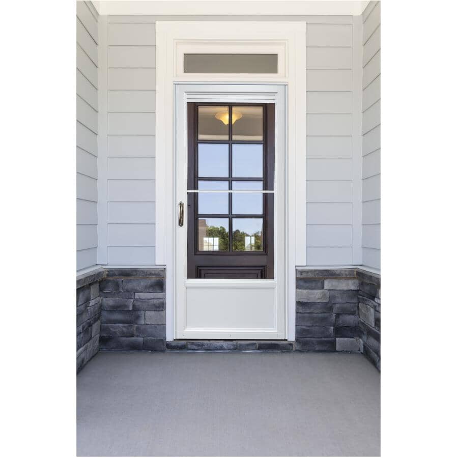 What Is A Self Storing Storm Door