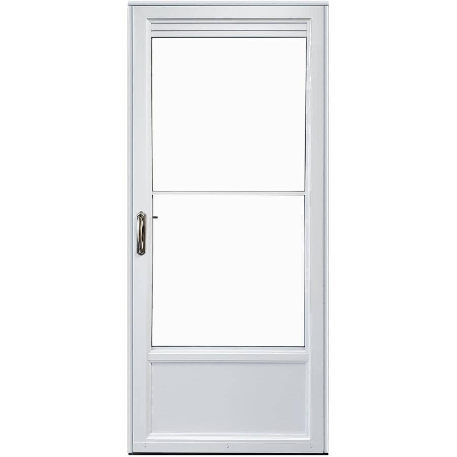 What Is A Self Storing Storm Door