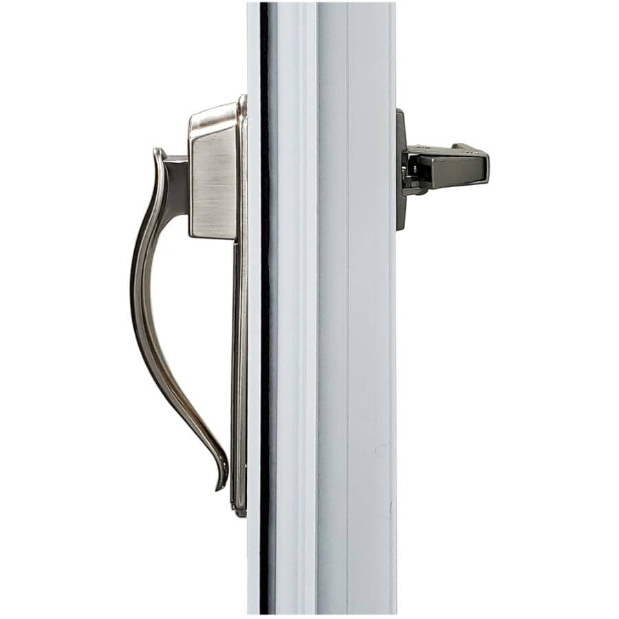 EVERLAST 36" x 80" Right Hand Full View 1 Lite Aluminum Storm Door ...