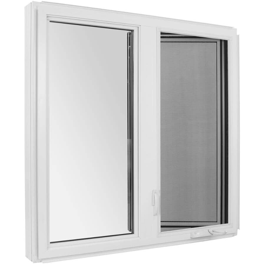 DIMENSIONS PORTES ET FENETRES 46" x 46" XO LEA Vinyl Casement Window ...