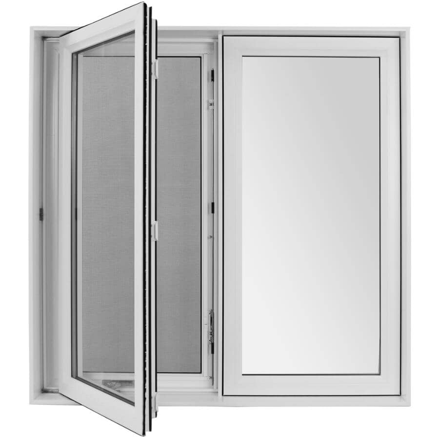 DIMENSIONS PORTES ET FENETRES 46" x 46" XO LEA Vinyl Casement Window ...