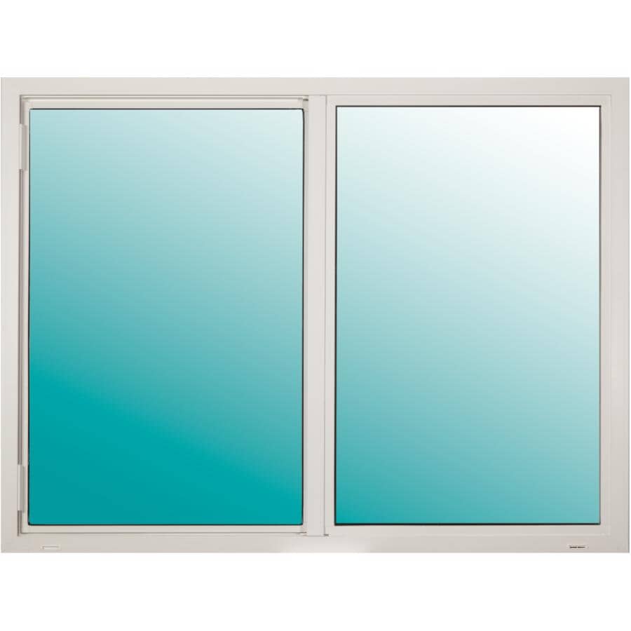 ALL WEATHER WINDOWS 32" x 16" Metro Poly Vinyl Slider Window, with 2-1/ ...