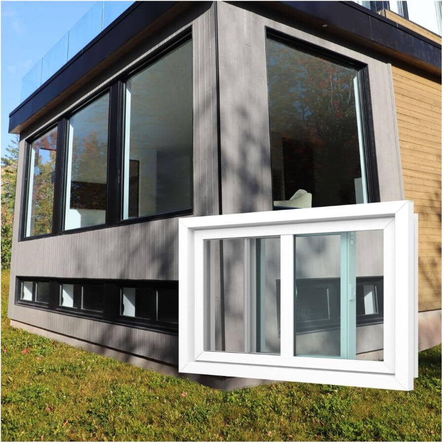 GLOBAL WINDOWS & DOORS 36" x 23" LEA Vinyl Slider Window | Home Hardware