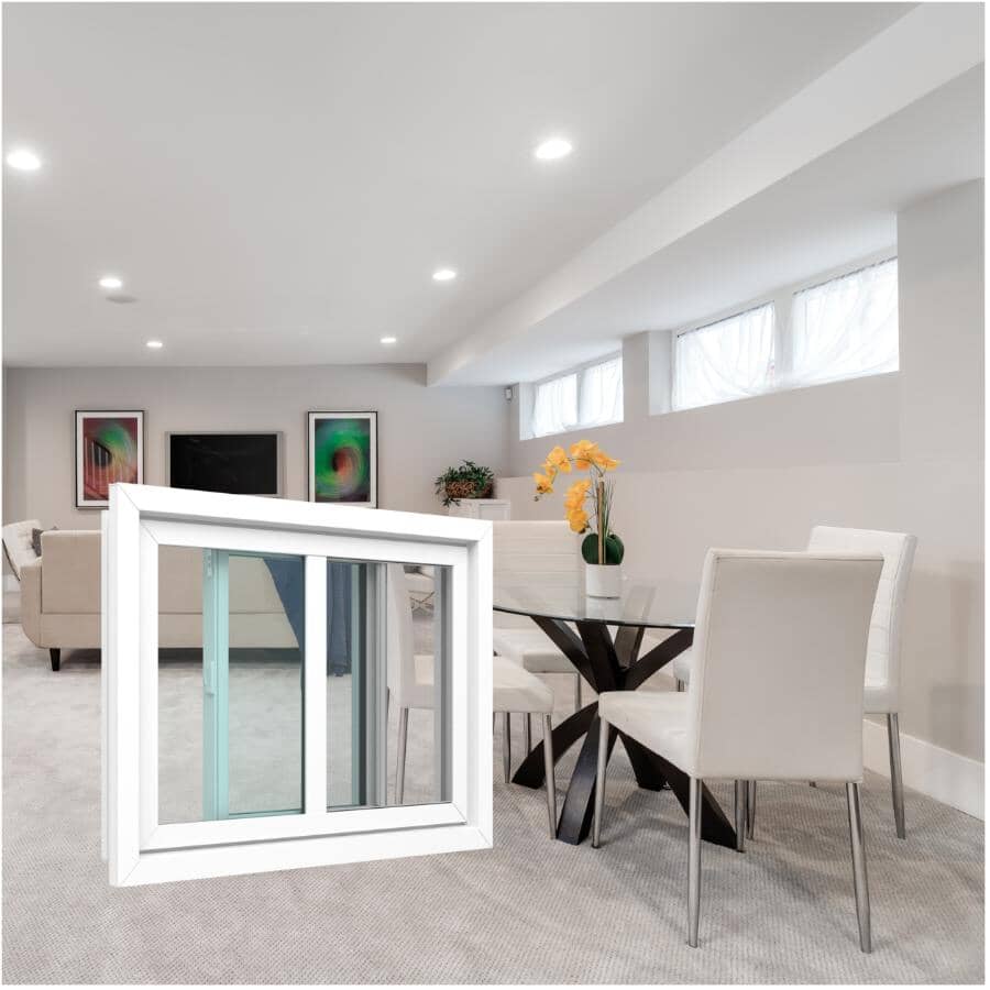 GLOBAL WINDOWS & DOORS 36" x 35" LEA Vinyl Slider Window | Home Hardware