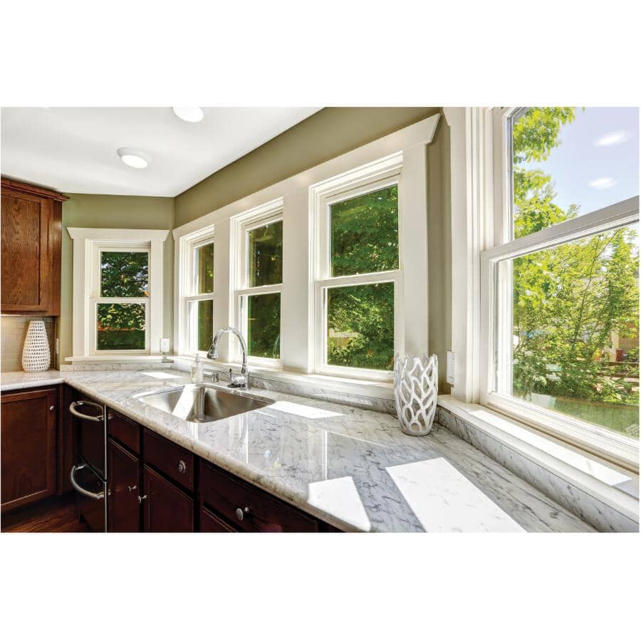 GENTEK 24" x 35" Regency Single Hung Vinyl Window | Home Hardware