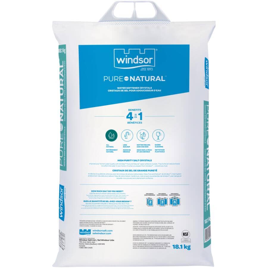 WINDSOR SALT Pure & Natural Crystal Water Softener Salt | Home Hardware