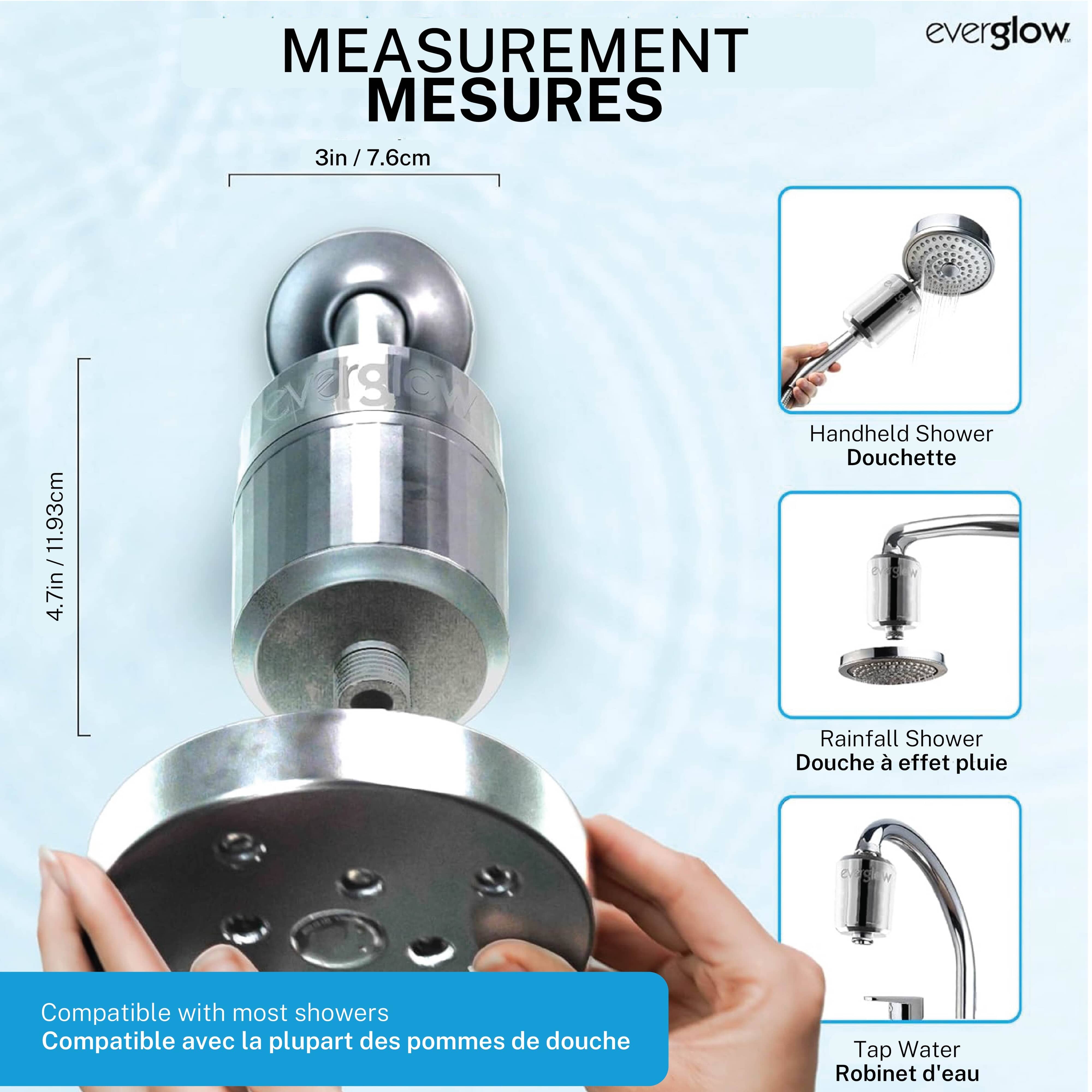 EVERGLOW Multi Stage Shower Filter | Home Hardware