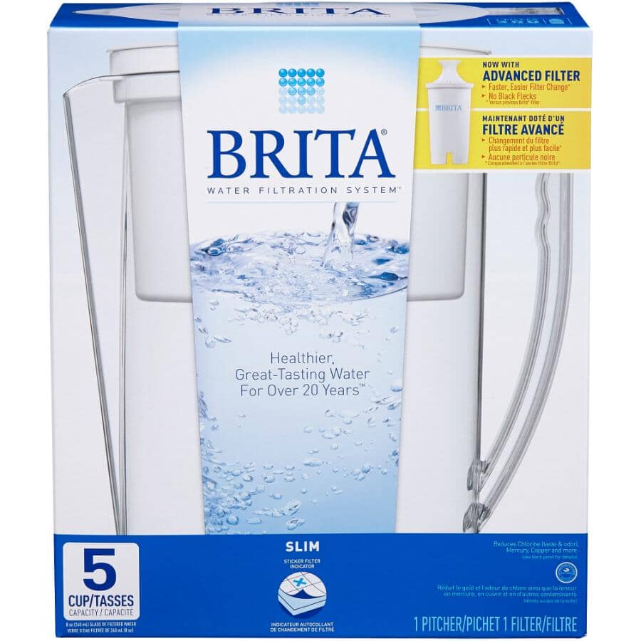 BRITA Slim Water Filter Pitcher | Home Hardware