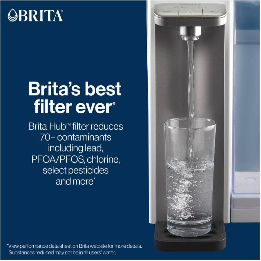 BRITA Replacement Filter for Hub Instant Powerful Countertop Water ...