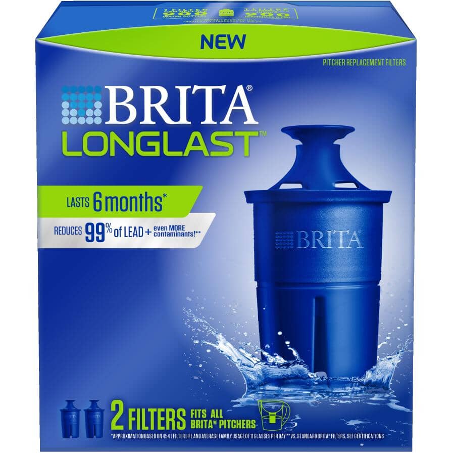 BRITA Longlast Replacement Filters for Brita Water Pitchers | Home Hardware