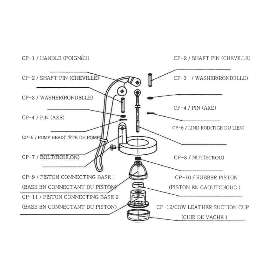 PROJEX 16" Cast Iron Hand Cistern Pump | Home Hardware