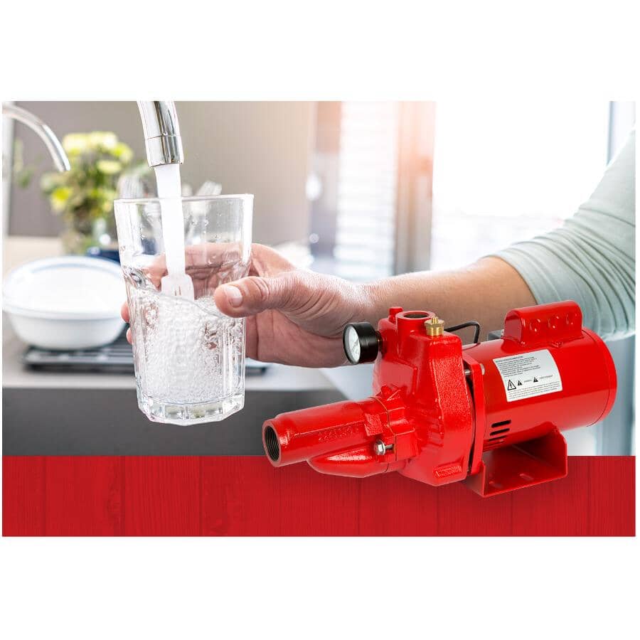 RED LION 1/2 HP Convertible Jet Pump | Home Hardware