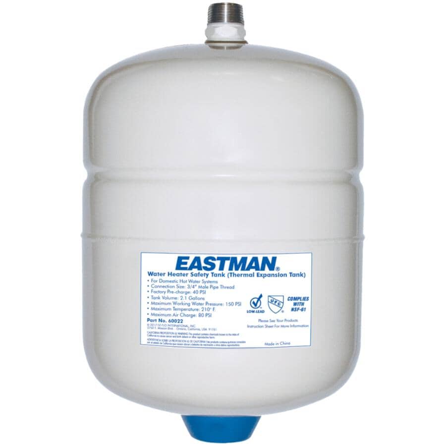 EASTMAN Thermal Expansion Tank for Potable Hot Water Systems | Home ...