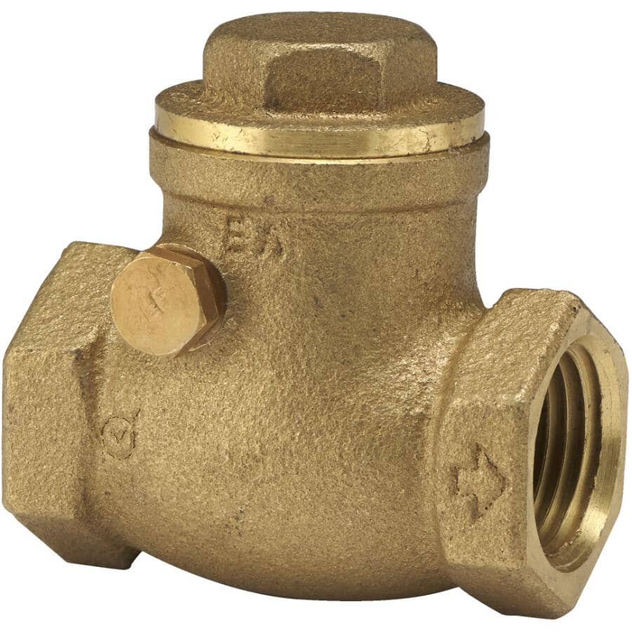 PROJEX 1/2" Swing Check Valve - Brass | Home Hardware