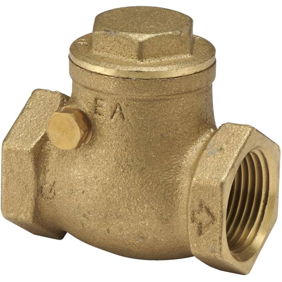 PROJEX 3/4" Swing Check Valve - Brass | Home Hardware