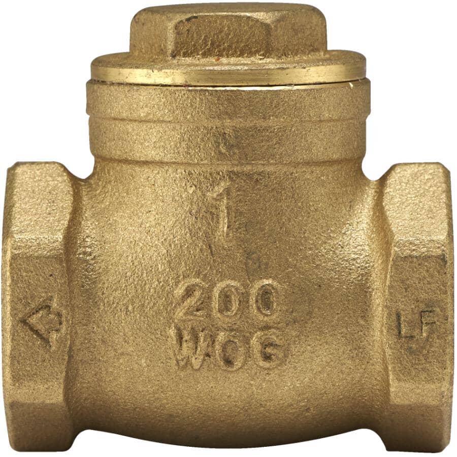 PROJEX 1" Swing Check Valve - Brass | Home Hardware