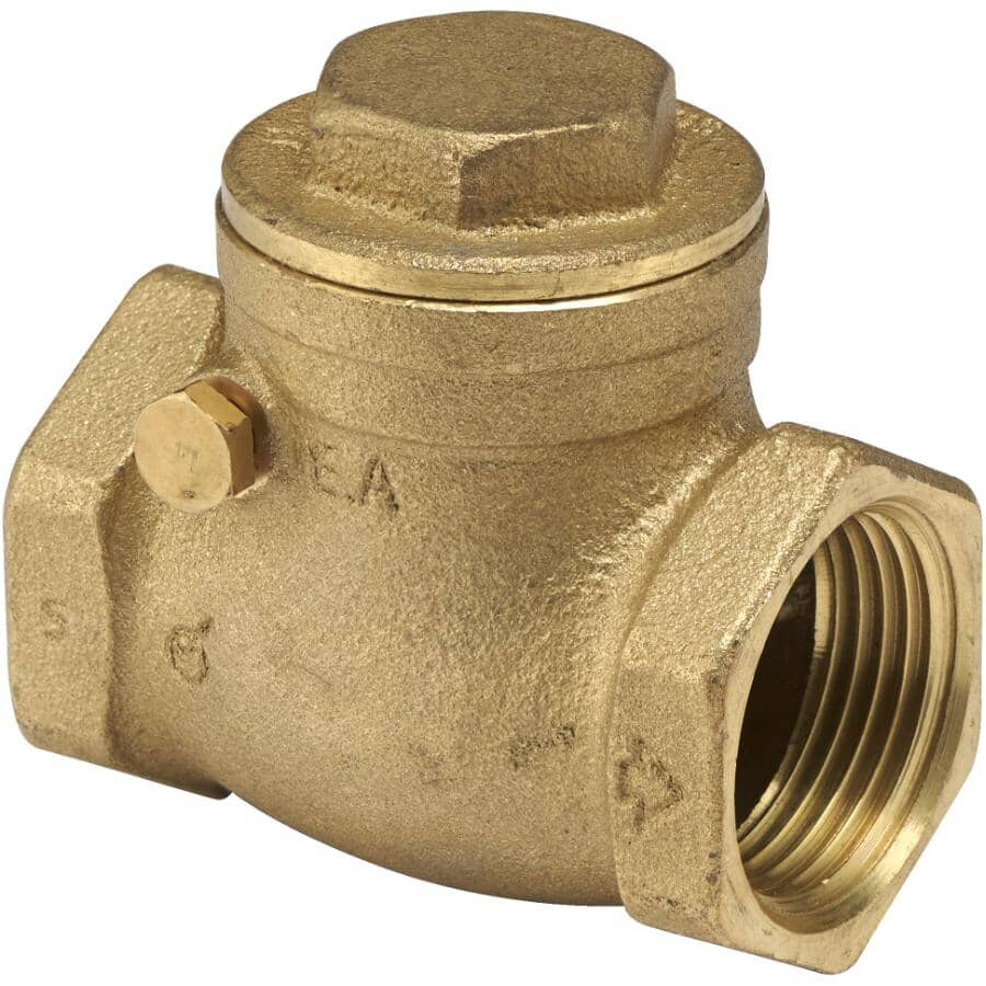 PROJEX 1" Swing Check Valve - Brass | Home Hardware